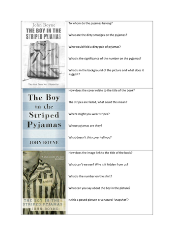 The Boy in the Striped Pyjamas SOW | Teaching Resources