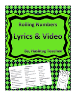 Rolling Numbers 2s - 12s Multiplication Chant Lyrics | Teaching Resources