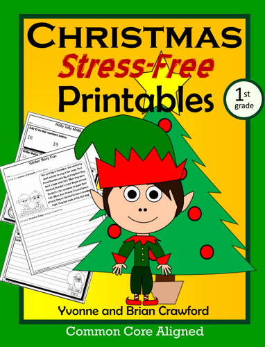 Christmas NO PREP Printables - First Grade Common Core Math and ...