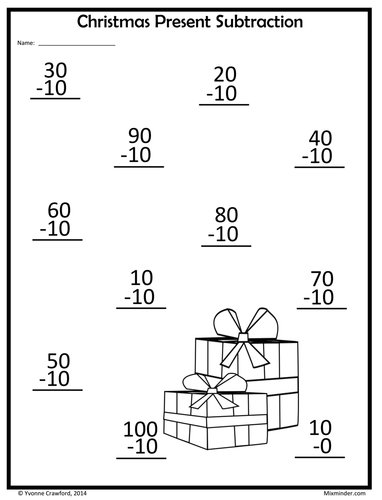 Christmas NO PREP Printables - First Grade Common Core Math and ...