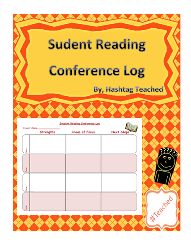 Student Reading Conference Log Template | Teaching Resources