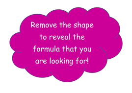 Maths formula display | Teaching Resources