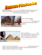 Pharaohs of Ancient Egypt | Teaching Resources