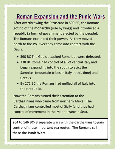 Rome- origins and expansion | Teaching Resources
