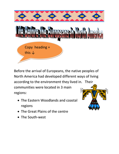 Native Americans and Colonisation of the Americas | Teaching Resources