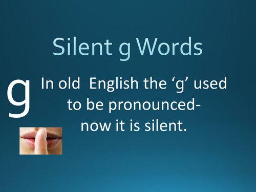 Spelling of Silent G Words | Teaching Resources