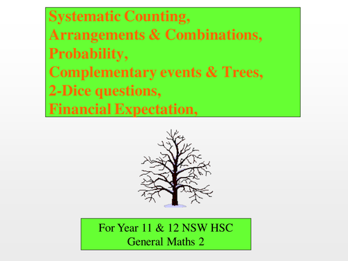 Counting Methods & Probability | Teaching Resources Counting Methods & Probability | Teaching Resources