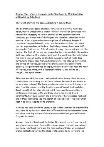 Gothic literature - Jane Eyre | Teaching Resources