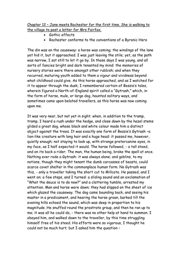 Gothic literature - Jane Eyre | Teaching Resources