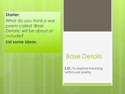 Base Details | Teaching Resources