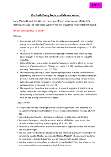 Macbeth Resource Pack | Teaching Resources