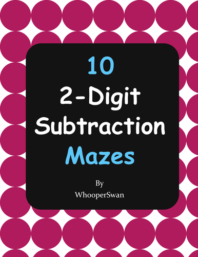 Subtraction Maze Bundle | Teaching Resources