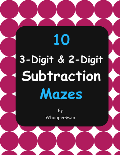Subtraction Maze Bundle | Teaching Resources