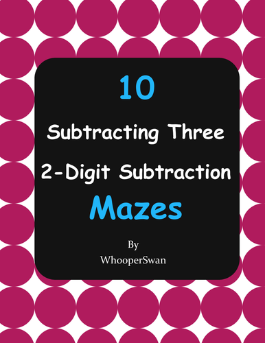 Subtraction Maze Bundle | Teaching Resources