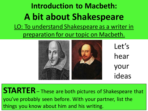 KS3 Macbeth Full SOW | Teaching Resources