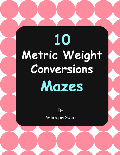 Measurement Conversion Maze Bundle | Teaching Resources