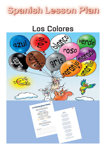 Spanish Lesson Plan: Los Colores | Teaching Resources