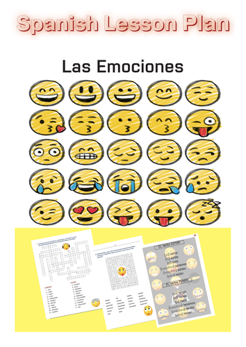 Spanish Lesson Plan: Feelings & Emotions | Teaching Resources