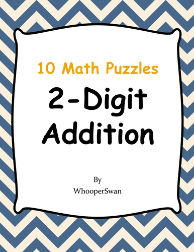 Addition Math Puzzles Bundle | Teaching Resources