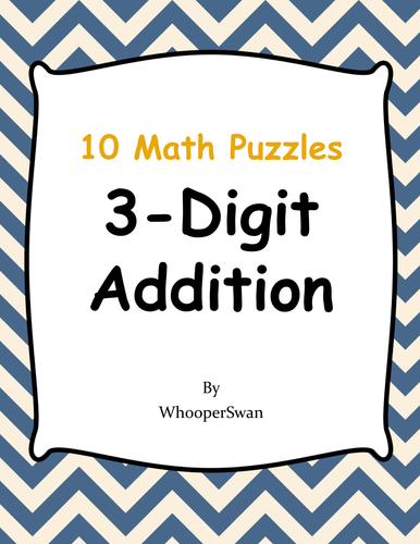 Addition Math Puzzles Bundle | Teaching Resources