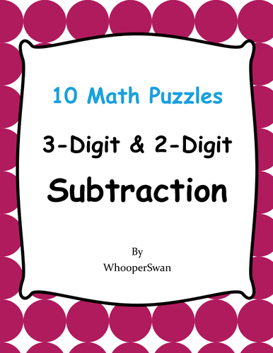 Subtraction Math Puzzles Bundle | Teaching Resources