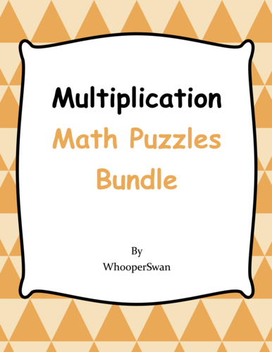 Multiplication Math Puzzles Bundle | Teaching Resources