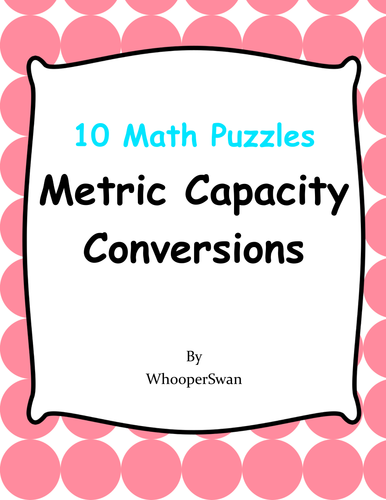Measurement Conversions Math Puzzles Bundle | Teaching Resources