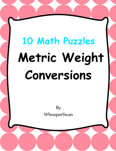 Measurement Conversions Math Puzzles Bundle | Teaching Resources