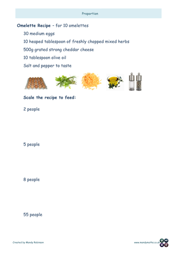 Ratio and Proportion animated PowerPoint and Worksheets - Functional ...