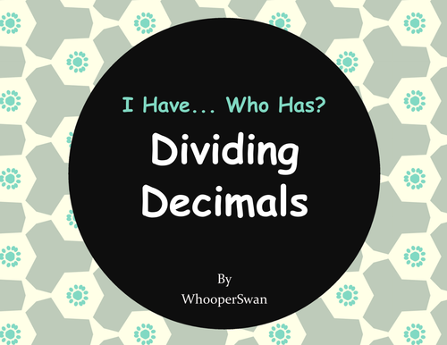 I Have, Who Has - Decimals Bundle | Teaching Resources