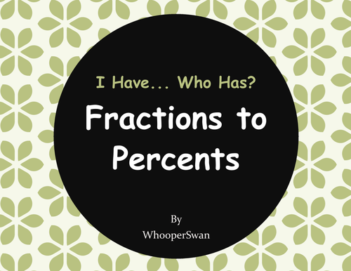 I Have, Who Has - Fractions Bundle | Teaching Resources