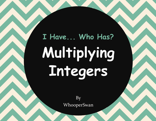 I have, Who Has - Integers Bundle | Teaching Resources