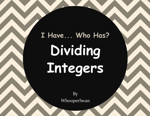 I have, Who Has - Integers Bundle | Teaching Resources