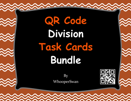 QR Code Division Task Cards Bundle | Teaching Resources