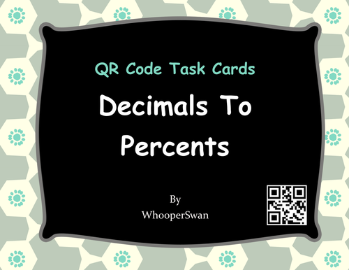 QR Code Decimals Task Cards Bundle | Teaching Resources