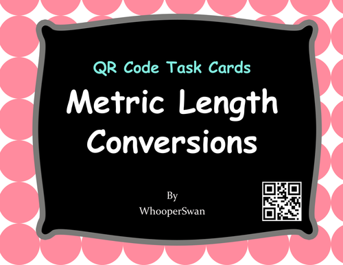 QR Code Measurement Task Cards Bundle | Teaching Resources
