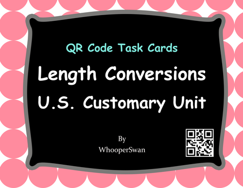 QR Code Measurement Task Cards Bundle | Teaching Resources
