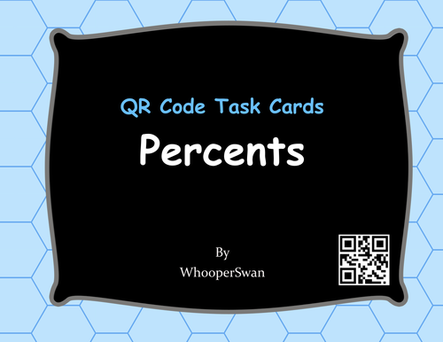 QR Code Task Cards: Percents | Teaching Resources