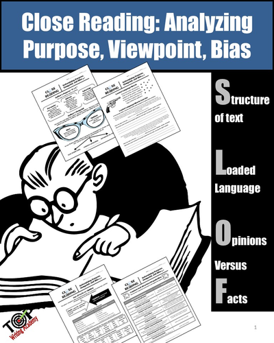 Purpose, Point of View, Bias Nonfiction Close Reading | Teaching Resources