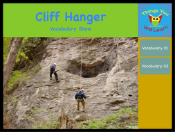 Cliff Hanger Vocabulary Show | Teaching Resources