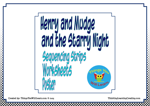 Henry and Mudge and the Starry Night Sequence and Summarize | Teaching ...