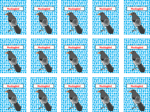 MiMi Sue's Brag Tags FREEBIE (Texas Symbols: Mockingbird) SWAG ...