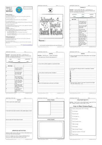 Jalapeño Bagels Student Workbook | Teaching Resources