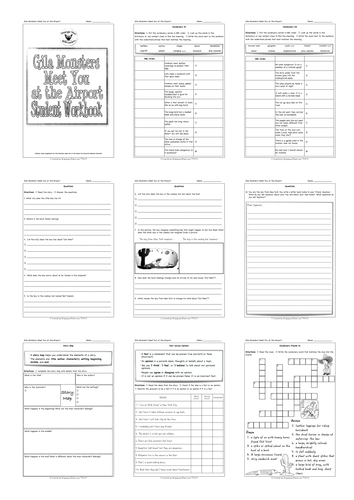 Gila Monsters Meet You at the Airport Student Workbook | Teaching Resources