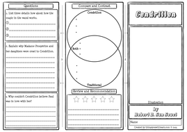 Cendrillon Comprehension Foldable | Teaching Resources