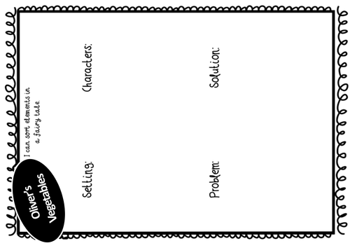 OLIVER'S VEGETABLES STORY RESOURCES EYFS KS1 ENGLISH LITERACY FOOD ...