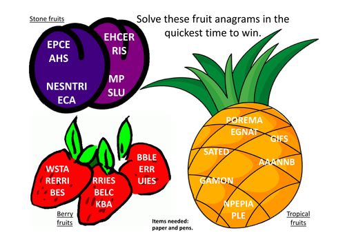 OLIVER'S FRUIT SALAD STORY RESOURCES EYFS KS1 ENGLISH HEALTHY EATING ...