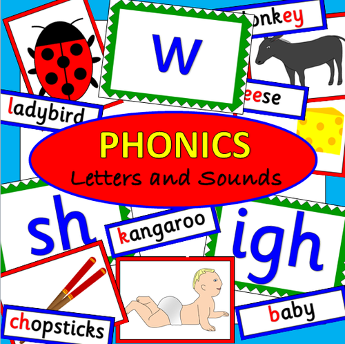 Phonics resource -pictures, flash cards, words- Letters and Sounds ...
