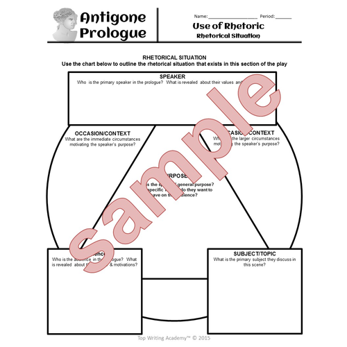 Antigone Prologue Foil Character and Rhetorical Appeals | Teaching ...