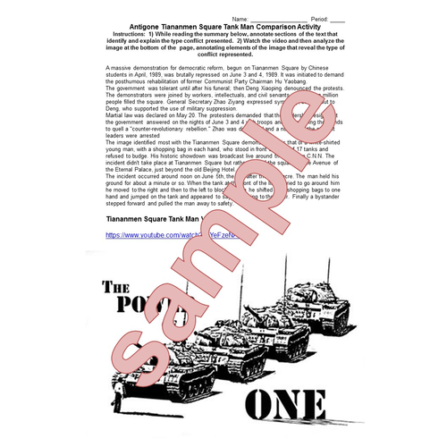 Antigone Unit Common Core Aligned | Teaching Resources